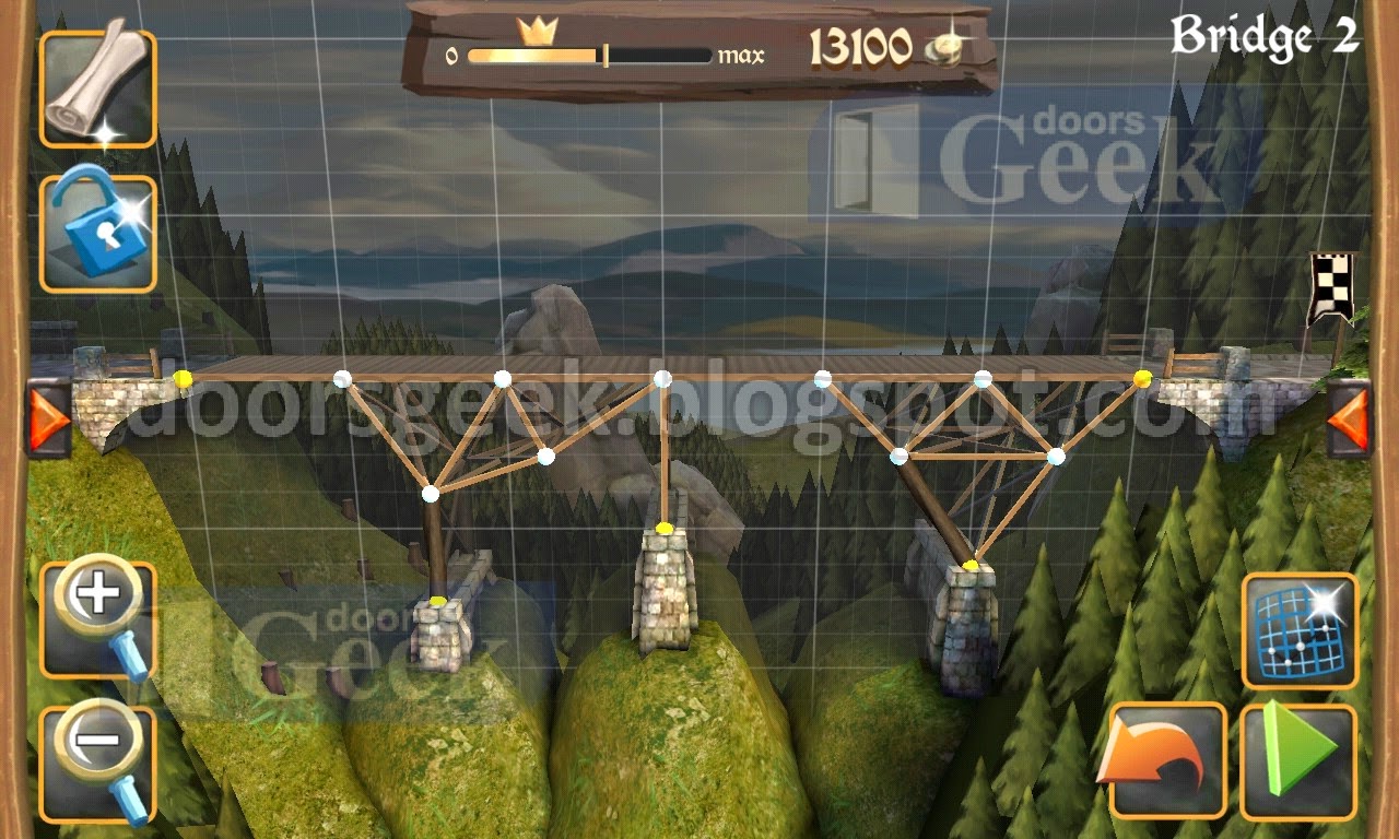 Bridge Constructor (BC) Medieval [Supplies for the Castle] Bridge 2 ...